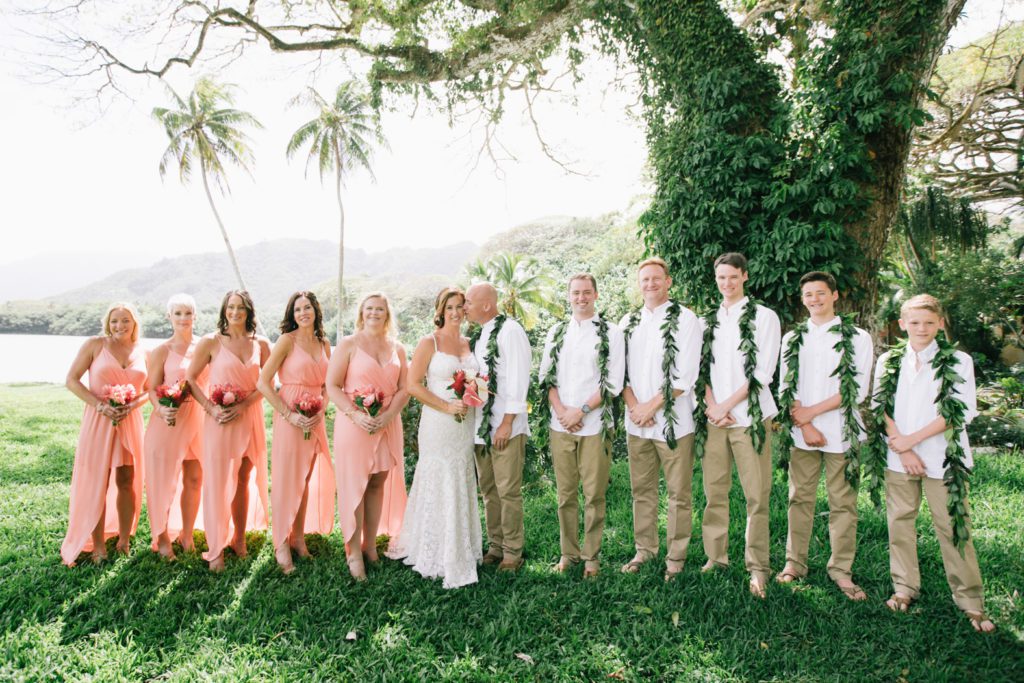 Jill and Ron | Hale Nanea at Kualoa Ranch » Pinky Photography